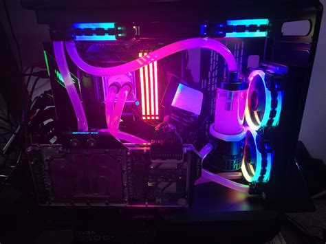 This Is My First Ever Custom Water Loop I Made And Im So Happy It Works