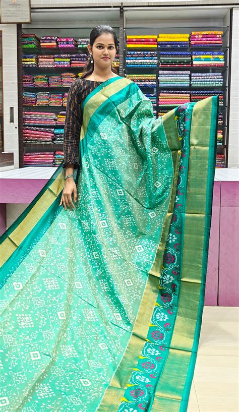 Ikkat Special Kaddi Border Sarees