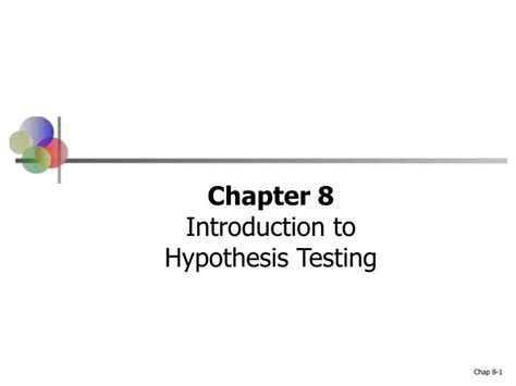 PPT Chapter Introduction To Hypothesis Testing PowerPoint Presentation ID