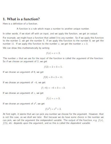 Function 99 Examples Format How To Identify PDF