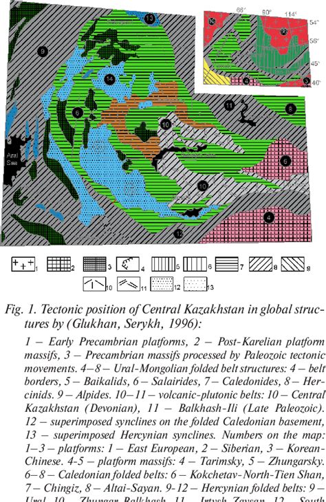 Figure 1 From Patterns Of Beryllium Distribution In Rocks Of Central
