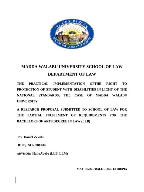 Dani Proposal 1 1 Copy Pdf Human Rights Disability