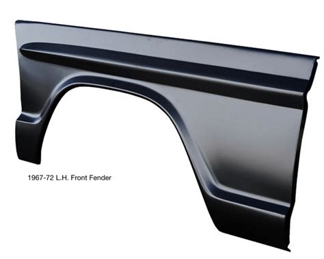 Front Fender Lh Steel Fits F 100 F 250 1967 72 C7tz 16006 L
