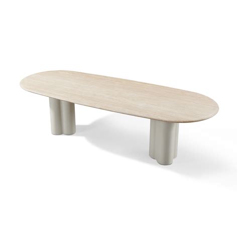 Porto Aluminum Pill Dining Table 108 Harbour Outdoor Cn