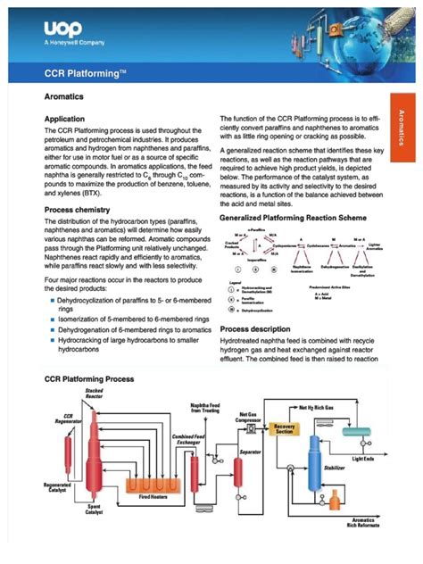 Uop Ccr Platforming Pdf Chemistry Chemical Process Engineering
