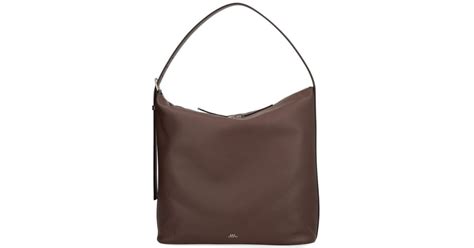 Apc Vera Maxi Bag In Brown Lyst Uk