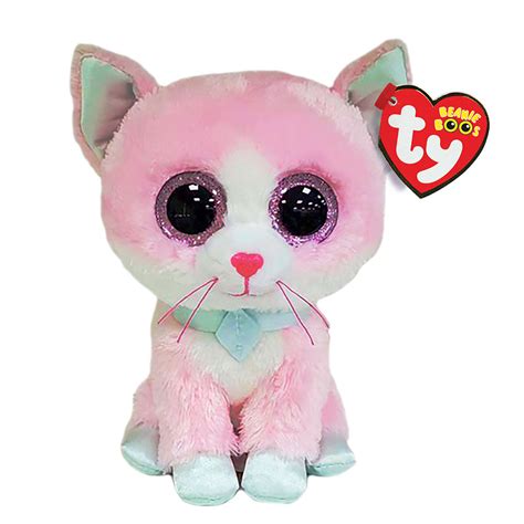 Ty Beanie Boos Fiona Pink Cat Plush Toy 155cm Regular 3y Online