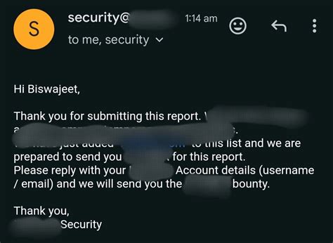 Bugbounty Security Rewards Vulnerability Biswajeet Ray