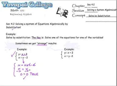 How To Solve A System Of Equations Algebraically Math WonderHowTo