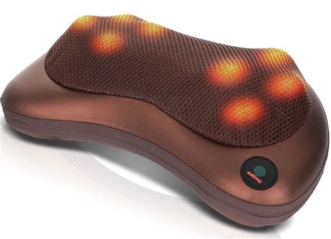 Массажная подушка с подогревом / массажер для шеи и плеч купить по ...