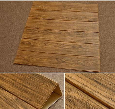 Мягкие самоклеющиеся панели для стен обои самоклеющиеся стеновые 3d панели под дерево купить по