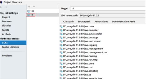 在idea中jdk11和jdk8环境变量的切换 chengpopeye 博客园