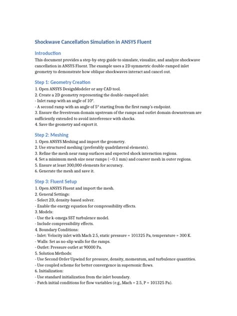 Shockwave Cancellation Setup Pdf Shock Wave Soft Matter