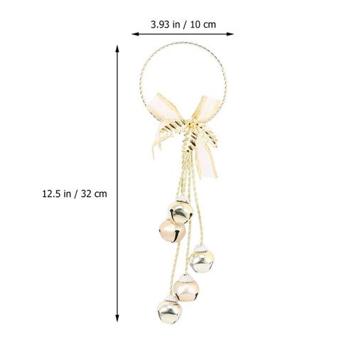 Badu Bg Камбанка Коледна врата Висяща закачалка Звънтяща украса Декоративна украса Орнаменти