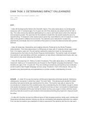 Analyzing Impact On Babe Learning In Various Classrooms Course Hero