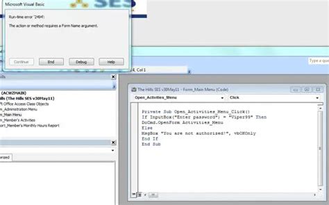 DoCmd Line Issue Occurs A Run Time Error Techyv Com