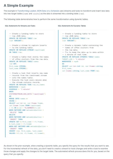 avinash s on linkedin dynamic tables dynamic dynamic snowflake