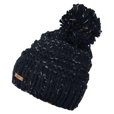 Barts Hats Jasmin Bobble Hat Navy Blue Village Hats