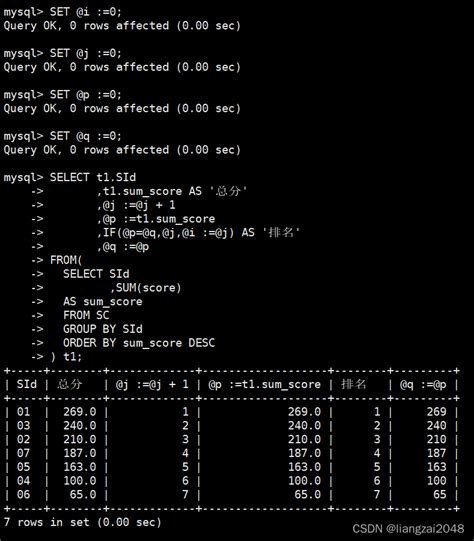 Mysql经典50道练习题及全网最详细解析mysql理论例题讲解 Csdn博客