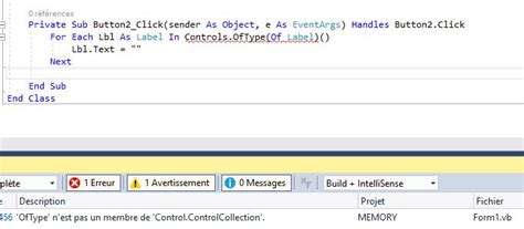 Résolu Vbnet Effacer Plusieur Label Par Fred92g Page 1 Openclassrooms