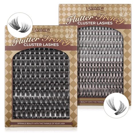 Lashview Lash Extension Clusters 448pcs D Curl Lash