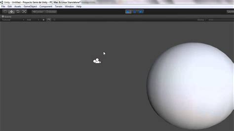 Serie De Tutoriales De Unity3d Parte 12 Crear Una Esfera Y