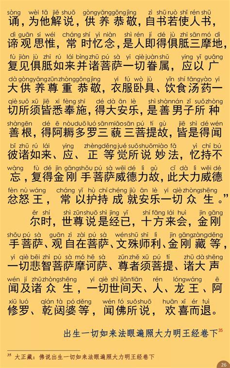 注音版出生一切如来法眼遍照大力明王经 佛弟子文库