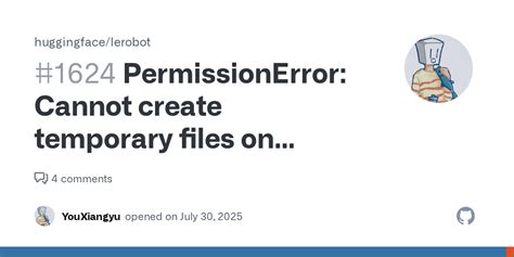 Permissionerror Cannot Create Temporary Files On Windows Even After Setting Temptmp · Issue