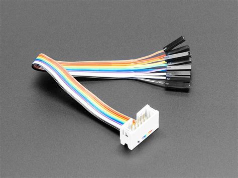 10 Pin Idc Socket Rainbow Breakout Cable The Pi Hut