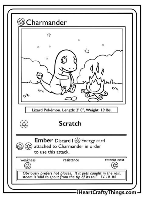 Pokemon Card Coloring Pages 30 Free Printable Sheets
