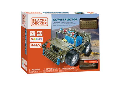 black and decker constructor off road engineering toy sense