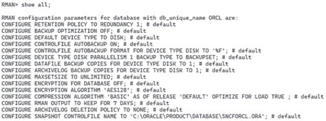 Oracle数据库备份入门：第二部分：7 Rman基本配置oracle Rman Csdn博客
