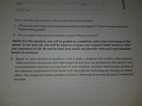Name Date Lab Section Answer The Following Questions