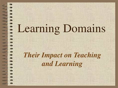 PPT Learning Domains PowerPoint Presentation Free Download ID 9638635