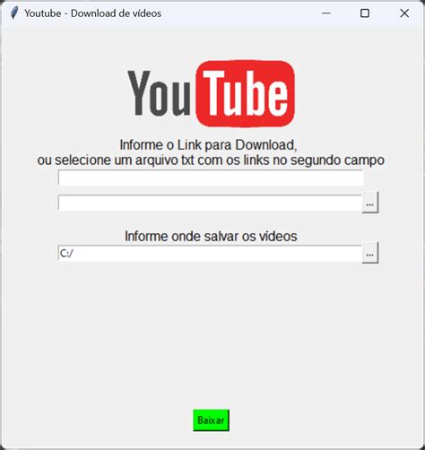Github Eliakim Cenayoutubedownloader Sistema De Download De Videos