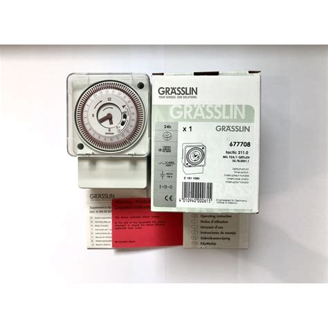 Grasslin Timer Switches ทามเมอร์ Grasslin รุ่น Mil72a1 Qrtuzh 230ac