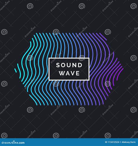 Vector Abstract Background With Dynamic Waves Stock Vector Illustration Of Move Color 113412524
