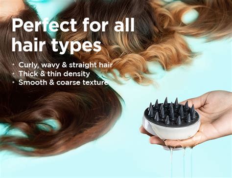 Pee Safe Sclap Massager Shampoo Conditioner Massager Exfoliating With Scalp Care Soft