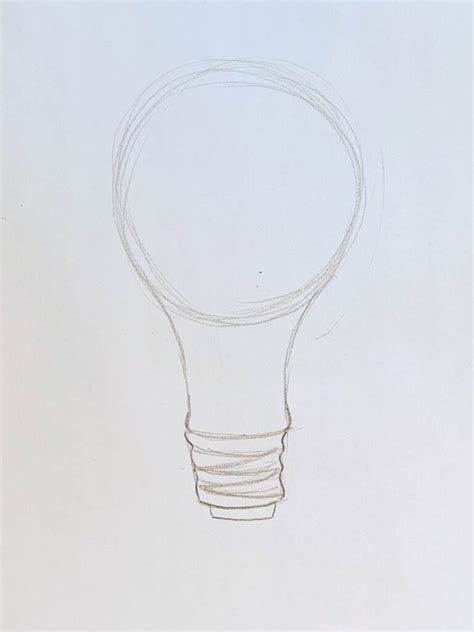 How To Draw A Lightbulb With Shading Tips Basicdraw Com