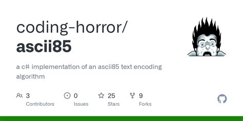 Ascii Class Cs At Master Coding Horror Ascii Github
