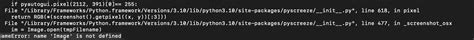 Python Pyautoguipixel Nameerror Name Image Is Not Defined Stack