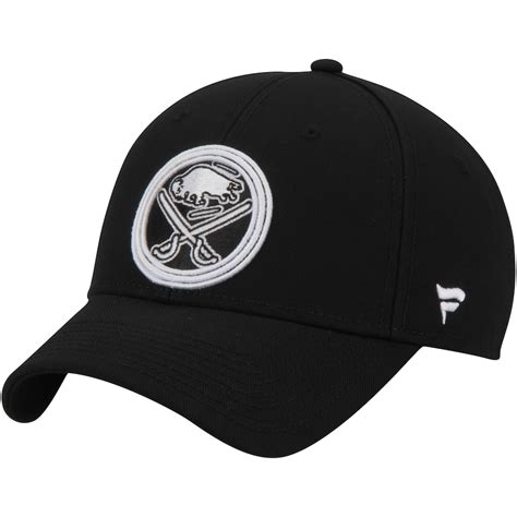 Buffalo Sabres Black Blackout Alpha Structured Adjustable Hat