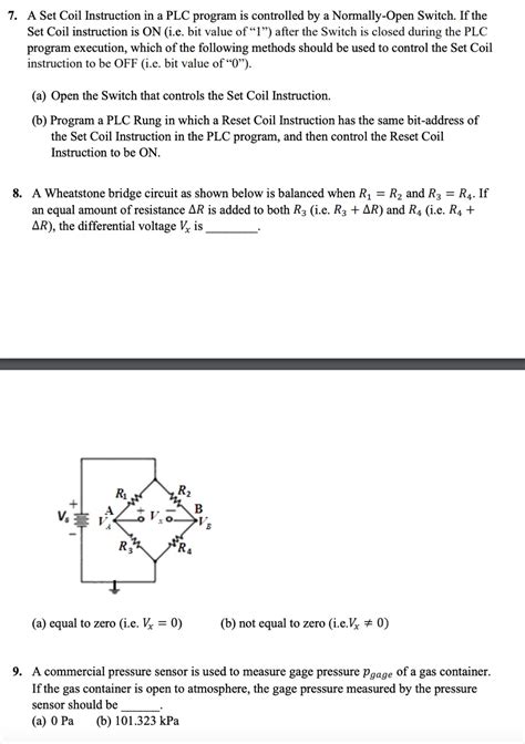 Solved A Set Coil Instruction In A Plc Program Is Controlled