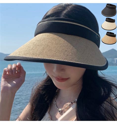 여성 자외선 차단 썬캡 여름 햇빛 가리개 모자 창넓은 썬햇 티몬