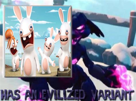 Rabbids Has An Evilized Variant By Usermicko2002 On Deviantart