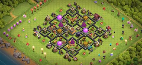 A Th8 Base That Actually Works Hybrid Layout Base Of Clans