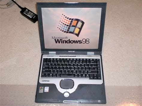 Vintage Compaq Presario 1500 Laptop Win 98 XP Dual Boot Gaming Works Great For Sale