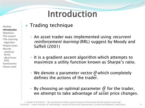 Ppt An Automated Trading System Based On Recurrent Reinforcement Learning Powerpoint