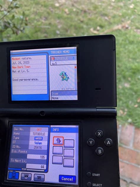 [gen4] Shiny Totodile After 876 Srs R Shinypokemon