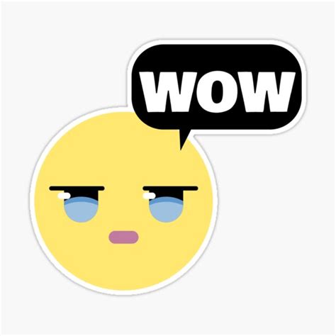 Wow Text Emoji